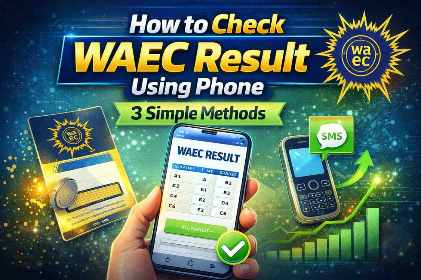 How to Check WAEC Result Using Phone - 3 Simple Methods